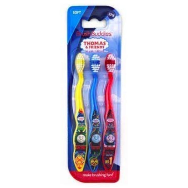 Buy Brush Buddies Thomas the Train & Friends Soft Toothbrushes 3 Pack ...