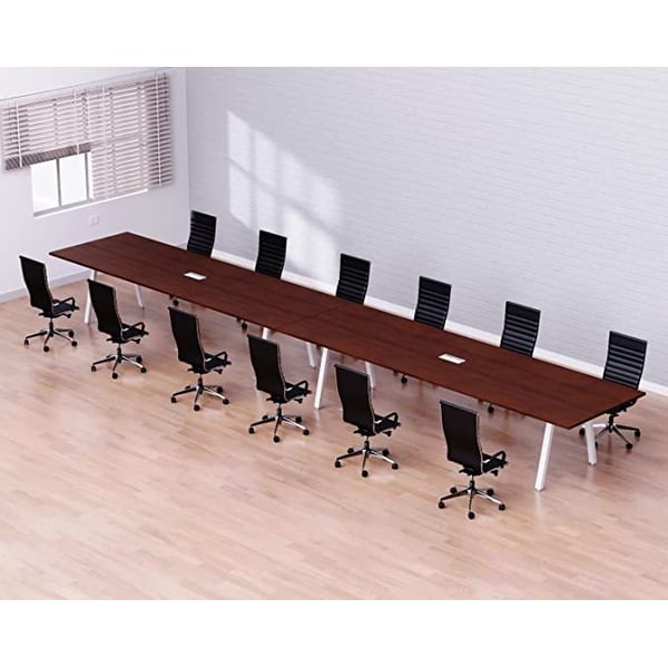 Buy Bentuk 139-48 12 Seater Apple Cherry Conference-meeting Table ...