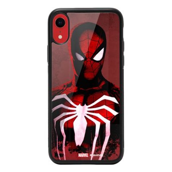 Buy Marvel Spiderman Potrait iPhone XR Cover Online in UAE | Sharaf DG