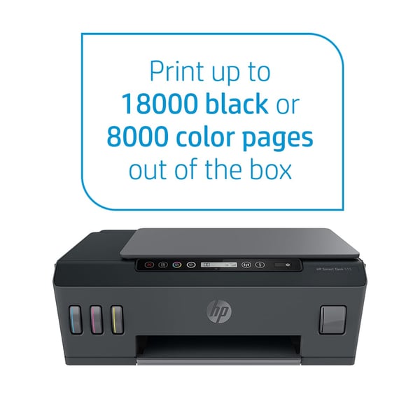 Buy HP Smart Tank 515 Printer Wireless, Print, Scan, Copy, All In One ...