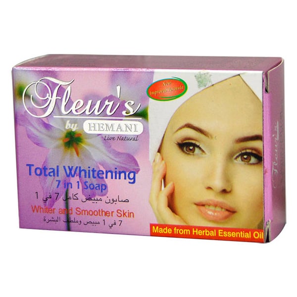 Hemani Fleur’s Total whitening Soap 75gm price in Bahrain, Buy Hemani ...