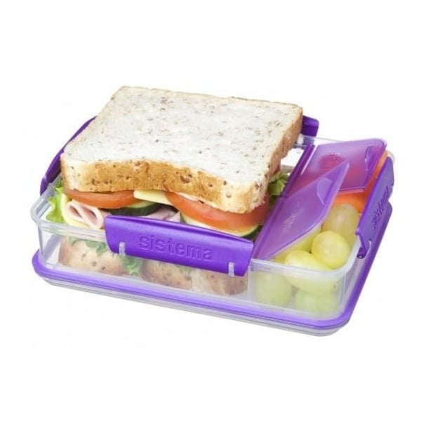 Buy online Best price of Sistema Snack Attack Duo To Go 975ml – Colors ...