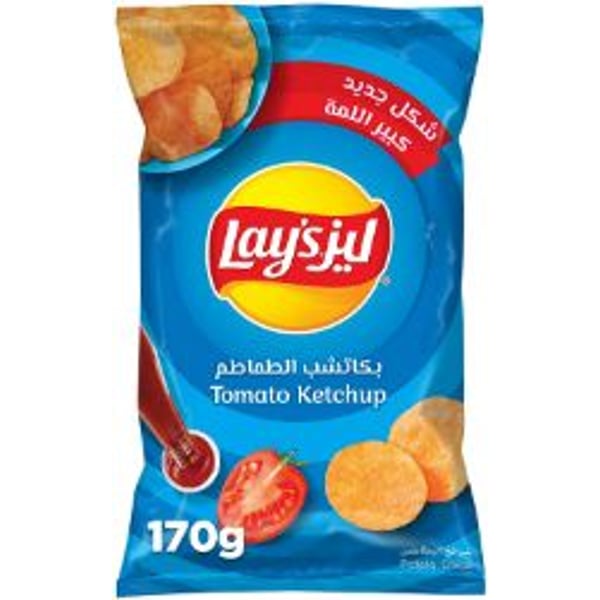 Lays Chips Tomato Ketchup 170g – Potato Chips price in Bahrain, Buy ...