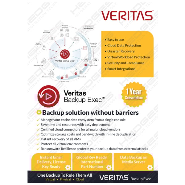 اشترِ Veritas Backup Exec 21.1 Server Ed Win 1 Server Business Pack عبر الإنترنت في الإمارات ...