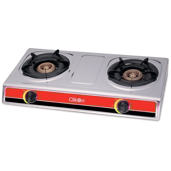 Buy Clikon Double Burner Gas Stove CK2144N Online in UAE | Sharaf DG