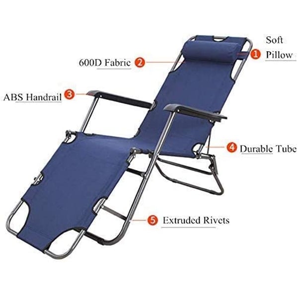 Buy Al Saqer- Zero Gravity Camping Chair With Headrest-folding Camping ...
