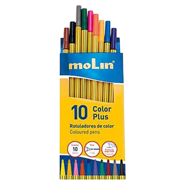 Molin RCP290-10B Colouring Pens Box Of 10 Units price in Bahrain, Buy ...