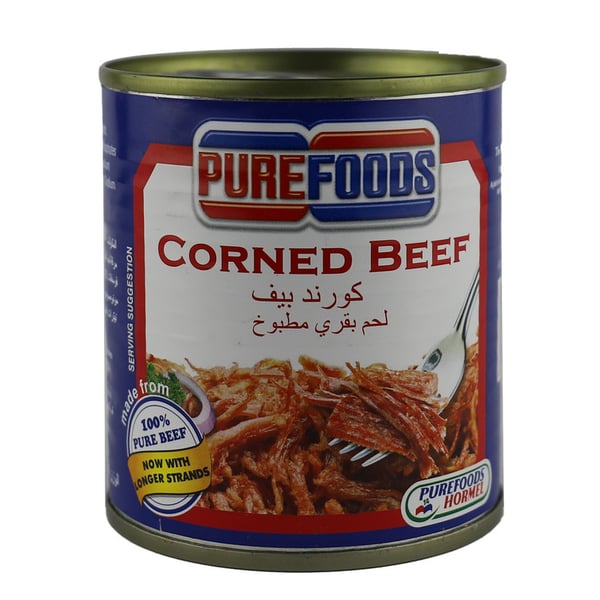 Buy Pure Food Corned Beef Halal 210gm Online in UAE | Sharaf DG