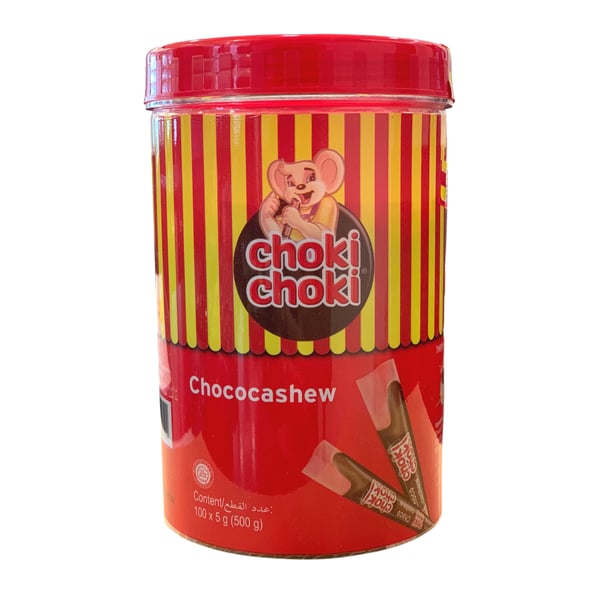 Buy Choki Choki Chocolate Sticks Jar 100x5g Online in UAE | Sharaf DG