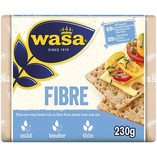 اشترِ Wasa Fibre Crispbread 230GM عبر الإنترنت في الإمارات العربية المتحدة | شرف دي جي