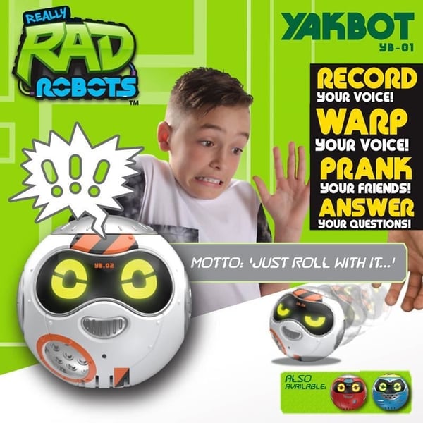 Buy Really Rad Robots Season 1 Yakbot Single Pack CDU(White) Online in ...