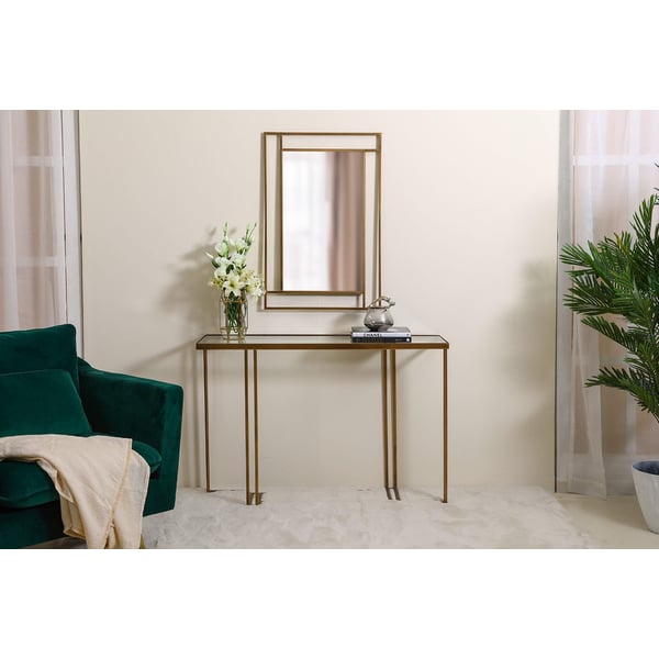 اشترِ Pan Emirates Octolens Console Table With Mirror عبر الإنترنت في ...