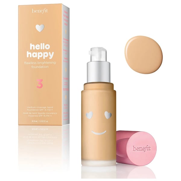 Benefit Hello Happy Flawless Brightening Foundation Shade 3 price in ...