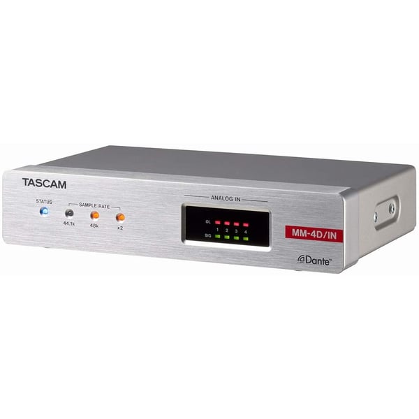 Buy Tascam MM-4D/IN-E 4-Channel Mic / Line Input Dante Converter with ...