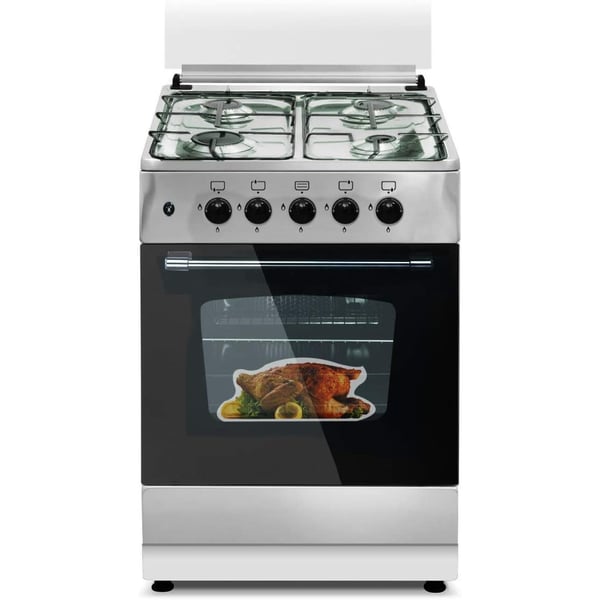 Buy Uni Gas Cooker 4 Burner Stainless Steel With Gas Oven C5555s3v-dp ...