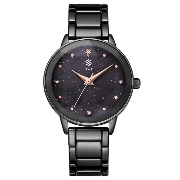Buy Stylo Black Alloy Women Watch S9532-BBBB Online in UAE | Sharaf DG