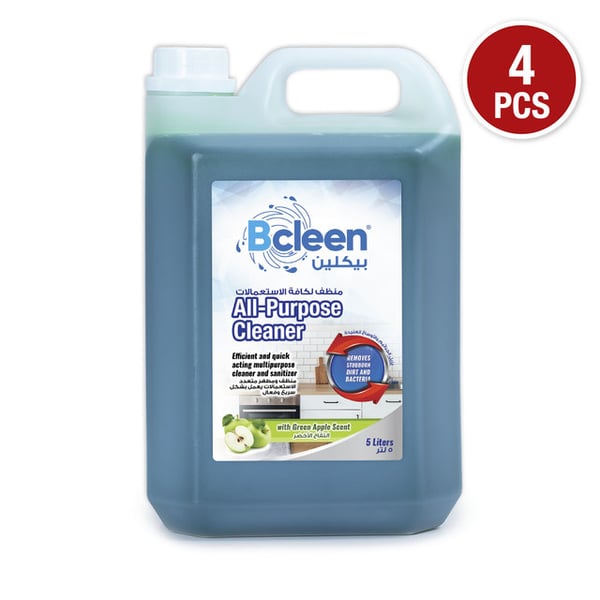 اشترِ Bcleen Disinfectant Floor Cleaner Liquid Green Apple 5 Litres ...