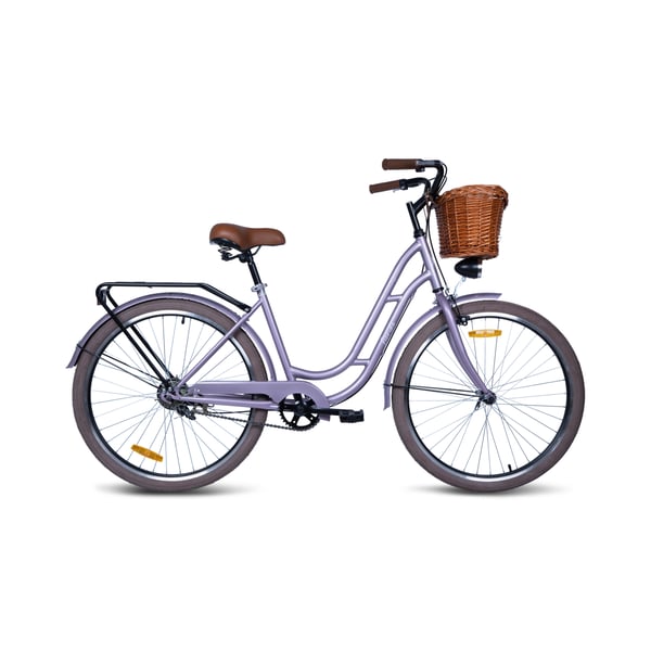 Buy Mogoo Florida Single Speed Cruiser 26 Inch, Lavender, 100% ...