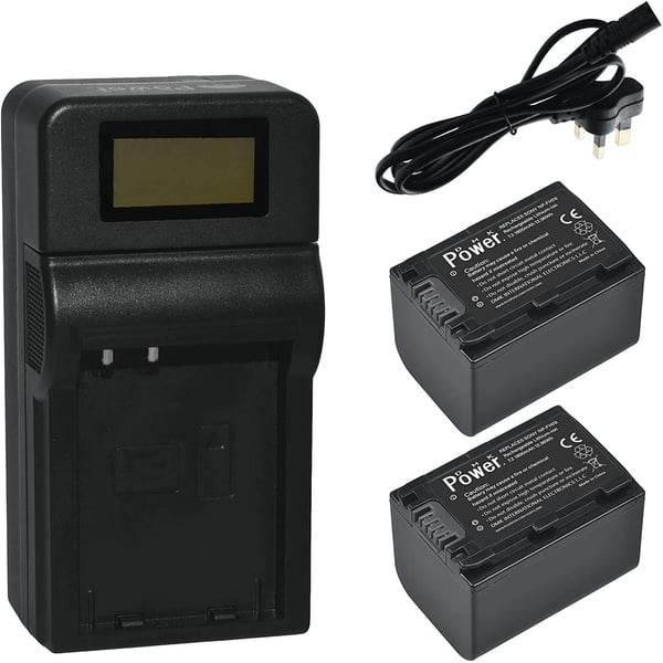 Buy DMK Power 2x NP-FH70 7.2V / 1800mAh Rechargeable Replacement Battery and 1x TC1000 Battery ...