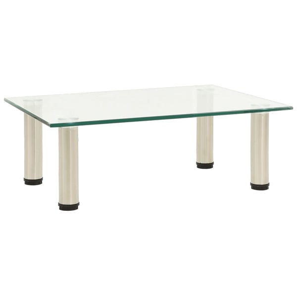 Buy vidaXL TV Stand Transparent 40x35x17 cm Tempered Glass Online in ...