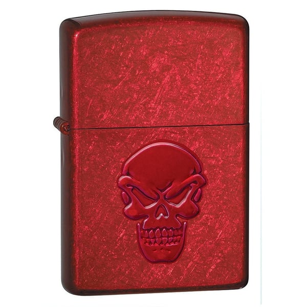 Buy Zippo 21186 Doom Candy Apple Red Windproof Lighter Online in UAE | Sharaf DG