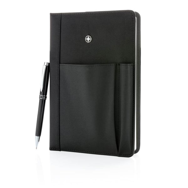 اشترِ Swiss Peak A5 Refillable Notebook Cover, Notebook and Pen ...