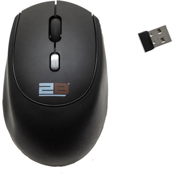 Buy 2B Optical Wireless Mouse Black Online in UAE | Sharaf DG