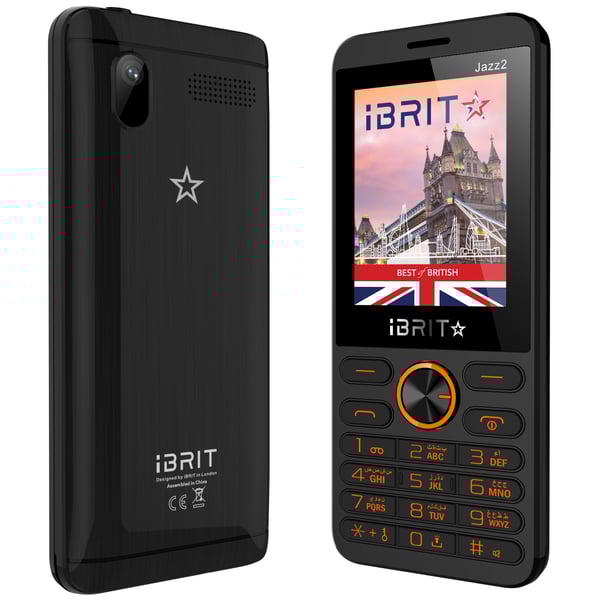 اشترِ Ibrit JAZZ2 Dual Sim Feature Phone Black Orange عبر الإنترنت في ...