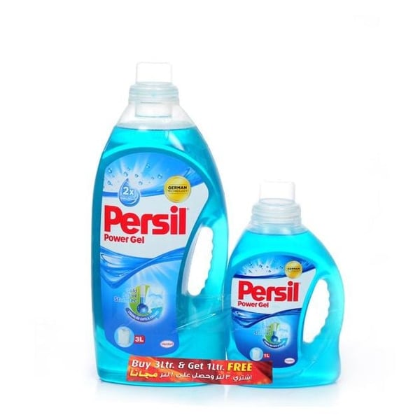 Buy Persil Blue Liquid gel 3L+1L Online in UAE | Sharaf DG