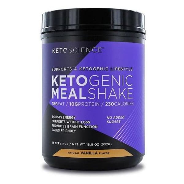 Keto Science Ketogenic Meal Shake Natural Vanilla Flavor 532g Online ...