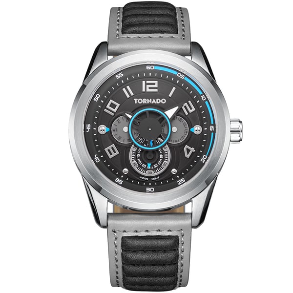 Buy Tornado Men’s Chronograph Black Dial Watch – T20105-slbb Online in UAE | Sharaf DG