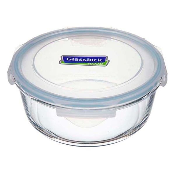 Glasslock Round Lunch Box Clear 2050ml price in Bahrain, Buy Glasslock ...