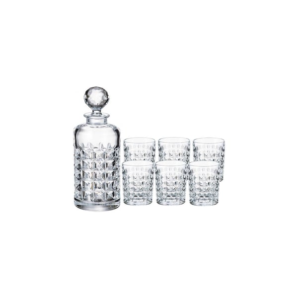 Buy Bohemia Diamond Whisky Decanter 230+700 ml 1+6 Set Online in UAE ...