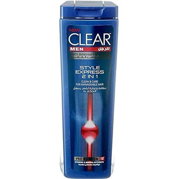 Clear Men’s Anti-Dandruff 2-In-1 Style Express Shampoo 400ml Online ...