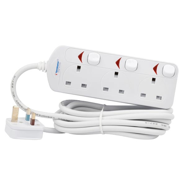 Buy Terminator Brand Uk Socket Power Extension With Individual Switches ...