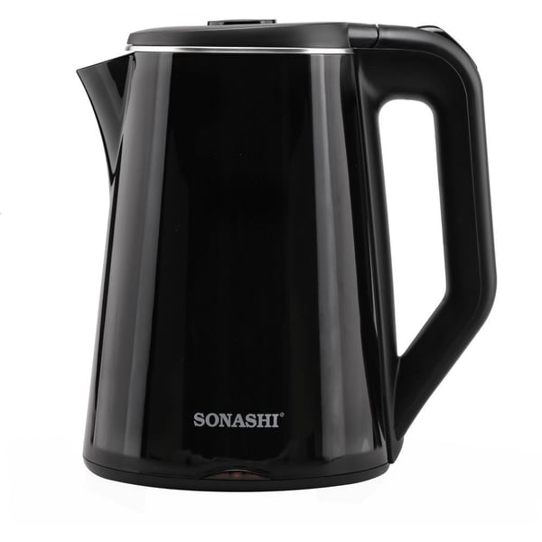 Buy Sonashi 1800-2200w 1.8l Cordless Kettle (black) Skt-1808n Online in UAE | Sharaf DG