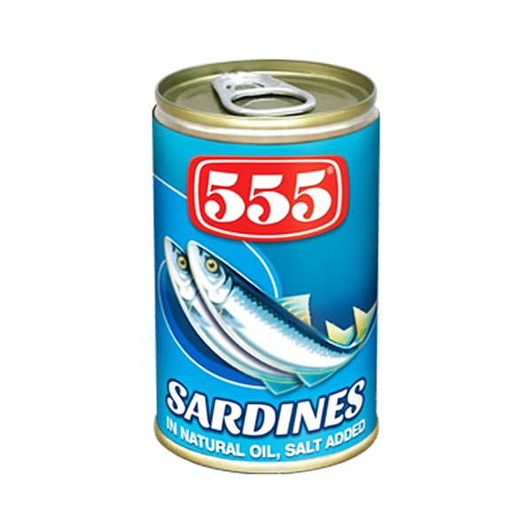 555 Sardine In Natural Oil155g(salt Ad price in Bahrain, Buy 555 ...