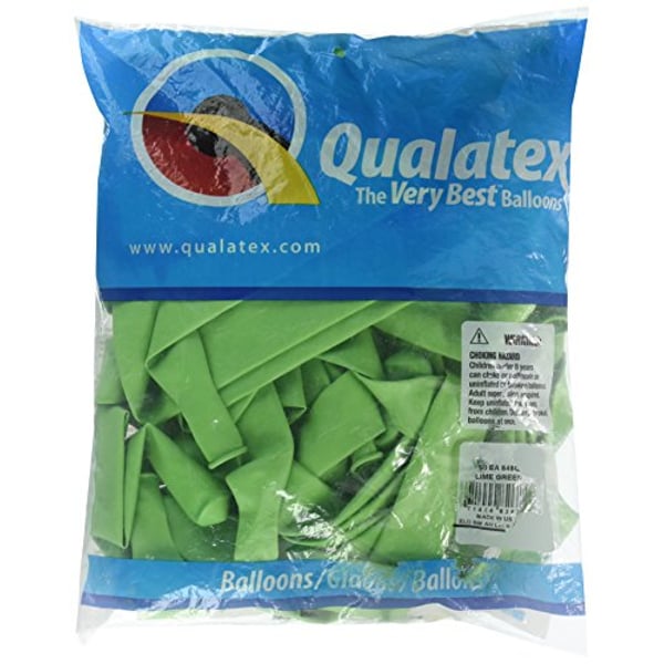 Buy Qualatex 646Q Large Twisting Balloons, Lime Green – Pack Of 50 ...