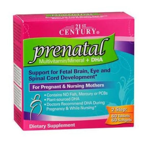 21st Century Prenatal Multi Vitamins + Dha 60’S price in Bahrain, Buy ...