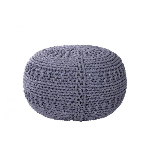 Buy Pan Emirates 124KRP9900023 Adalynn Cotton Knitted Pouf Dia 45X35cm ...