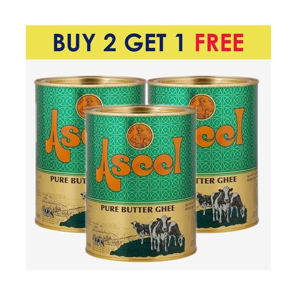 Buy Aseel Pure Ghee 800ml Buy 2 Get 1 Free Online in UAE | Sharaf DG