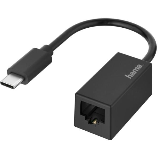 Buy Hama USB Type-C Network Adapter Black Online in UAE | Sharaf DG