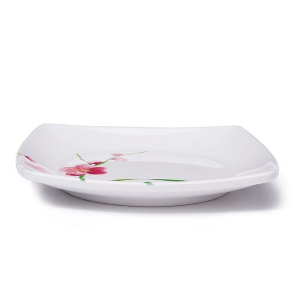 Spring Blossom Square Plate White Online Shopping on Spring Blossom ...