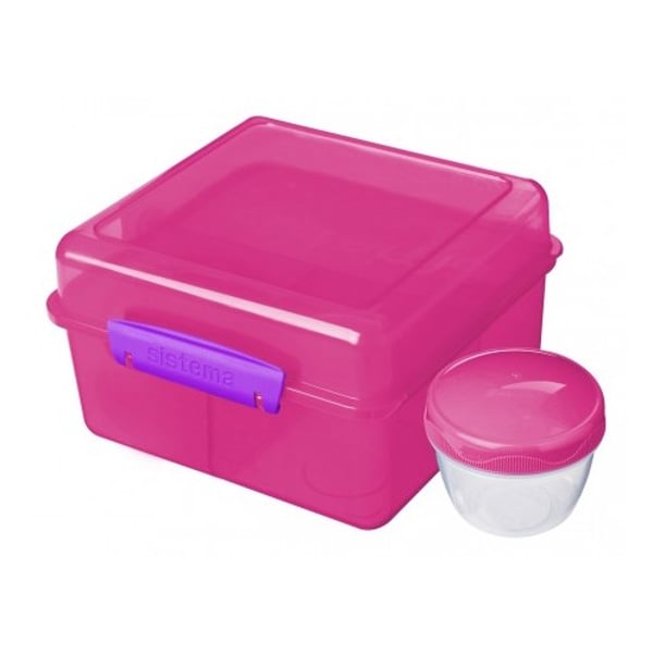 Buy online Best price of Sistema Lunch Cube Max with Yogurt Pot Lunch ...