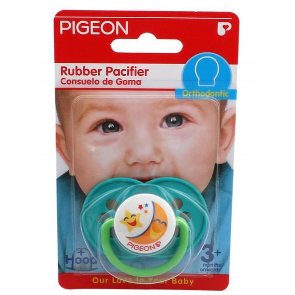 اشترِ Pigeon Rubber Pacifier Orthodontic Green عبر الإنترنت في الإمارات ...
