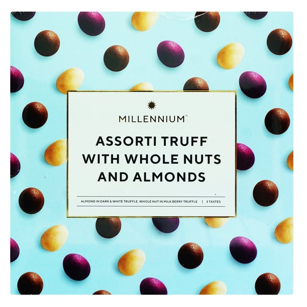 Buy Millennium Assorti Truff with Whole Nuts and Almonds – Almond in ...