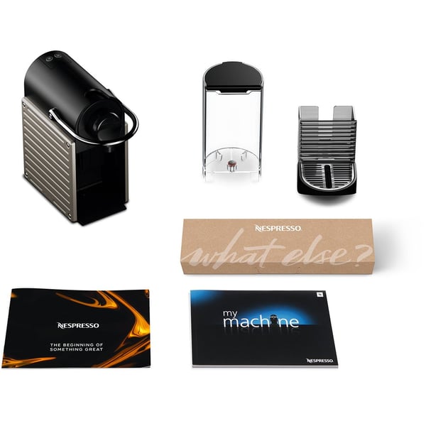 Buy Nespresso C61 Pixie Electric Coffee Machine C61-ME-TI-NE Online in ...