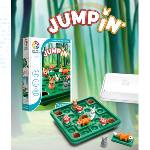 Buy Smartgames Jump-In 60 Challenges Board Game Online in UAE | Sharaf DG