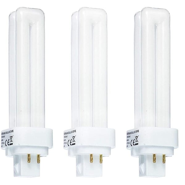 Buy Osram Dulux De 4-pin Cfl Bulb 13 Watts Warm White (pack Of 3) Online in UAE | Sharaf DG