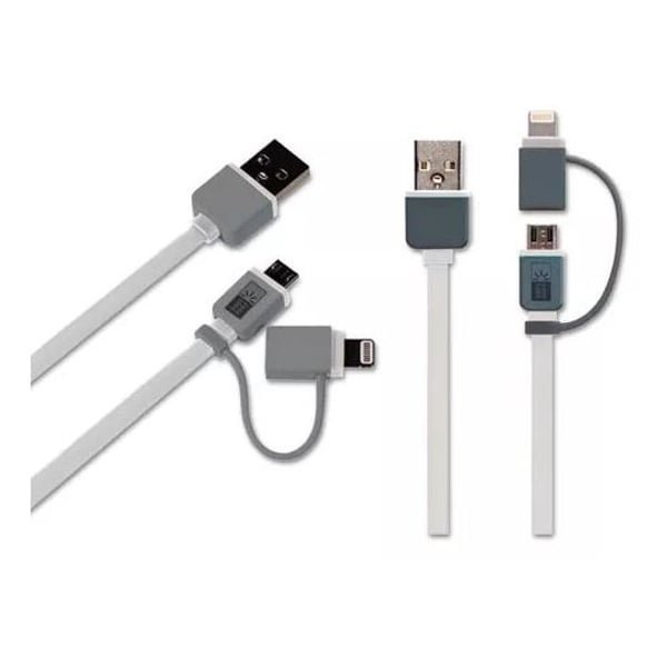 Buy Case Logic Micro USB With MFI Lightning Cable White 1M CLLPCA003WT ...